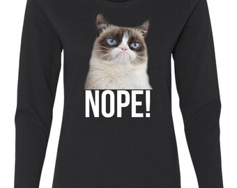 Grumpy cat tshirt | Etsy