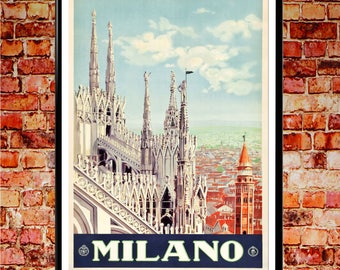 Milan posters | Etsy