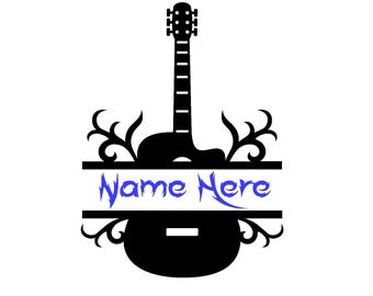 Custom guitar decals | Etsy