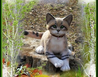 Realistic cat | Etsy