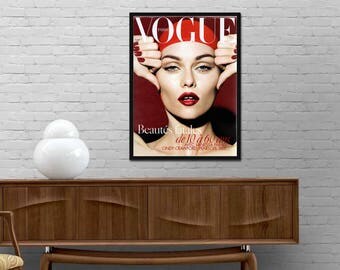 Vogue cover poster | Etsy