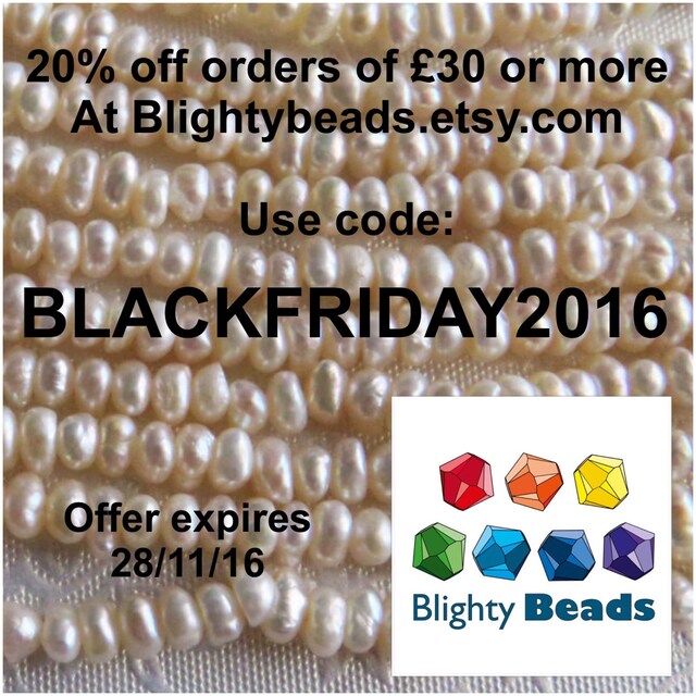 Blighty Beads. UK stockist of gemstones pearls and by BlightyBeads