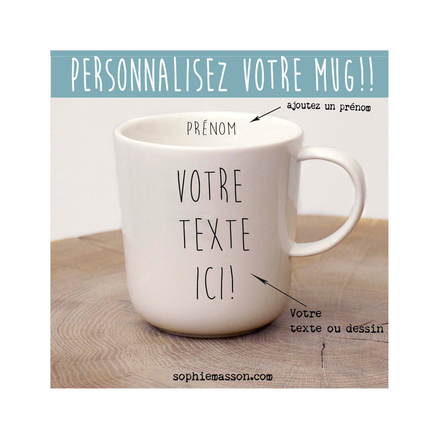 Mug à personnaliser