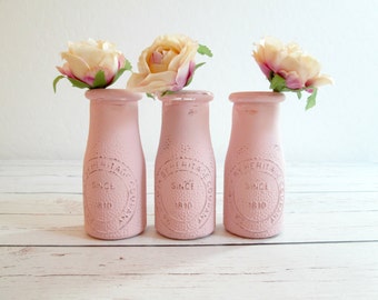 Milk bottle vase | Etsy