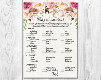 Bridal purse game | Etsy