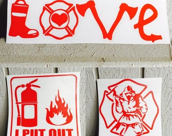 Firefighter love | Etsy