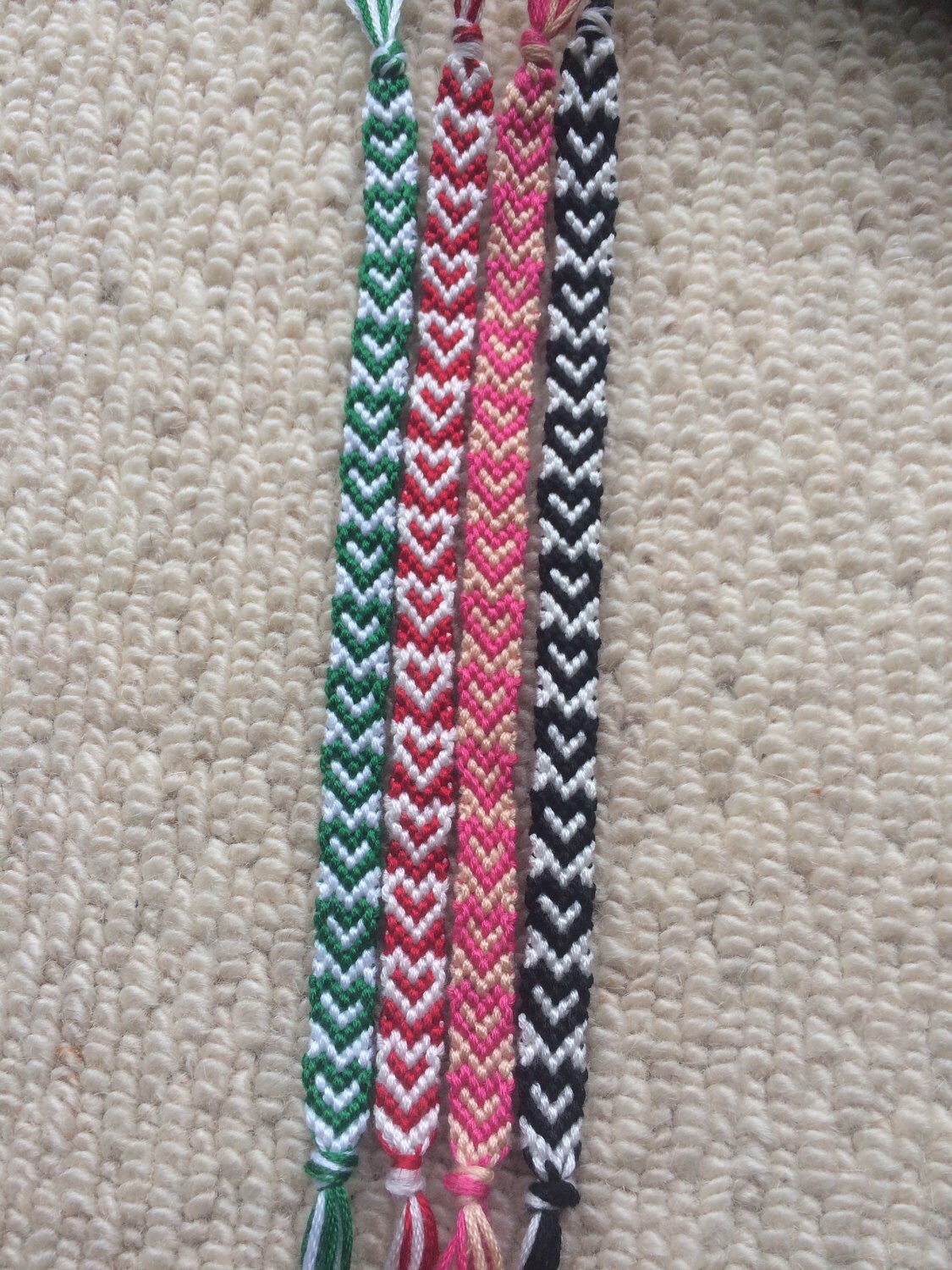 Love Heart Pattern Friendship Bracelets