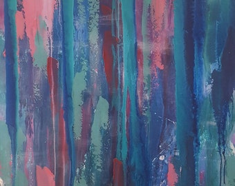 Flow art painting | Etsy