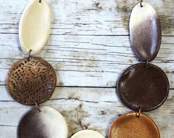 Polymer clay jewelry | Etsy