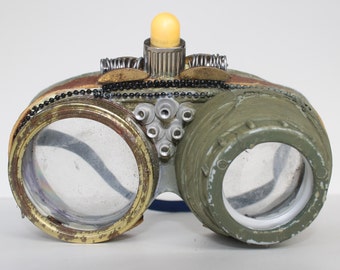 Items similar to Victorian Steampunk, Mad Scientist costume goggles ...
