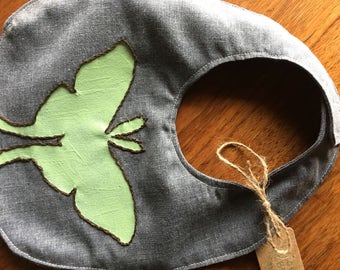 Luna Moth Key Fob Machine Embroidery Design