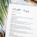 Whimsical Minimalist ATS Bot-Friendly Resume Template Instant