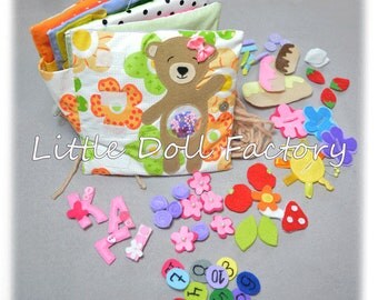 Cloth activity book | Etsy