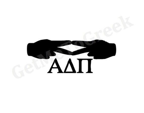 Alpha Delta Pi Hand Sign Decal