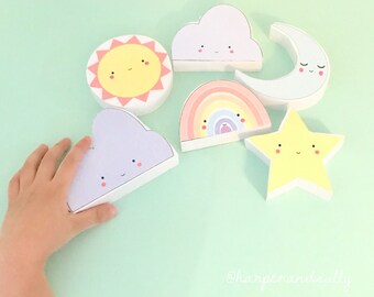 Pastel baby blocks | Etsy