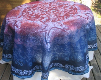 Batik tablecloth | Etsy