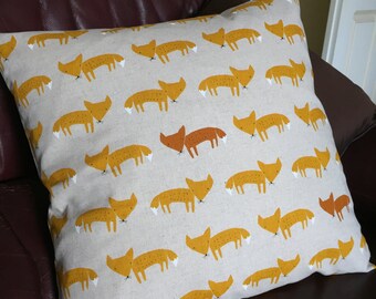 Fox print fabric | Etsy