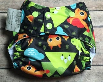 Dragon cloth diaper | Etsy