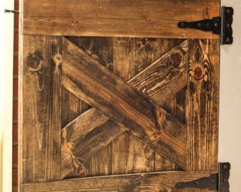 Custom Dutch Slab Door Poplar / Half Door Lower Door Only