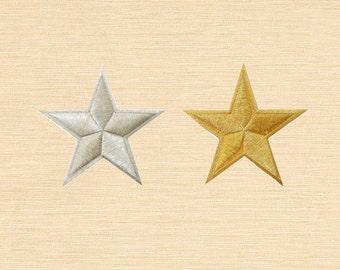 Gold star patch | Etsy