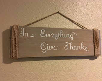 Gratitude sign | Etsy