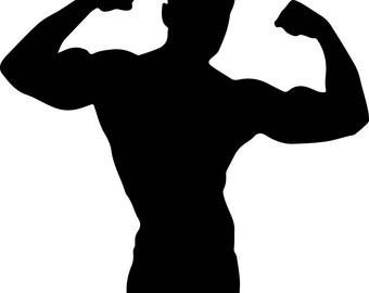 Weight lifting decal | Etsy