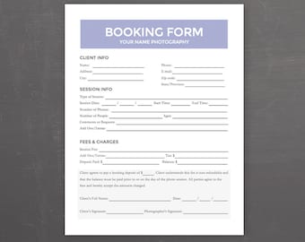 Studio booking form | Etsy