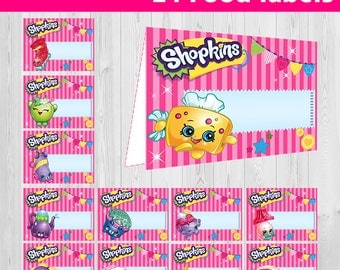 Shopkins labels | Etsy