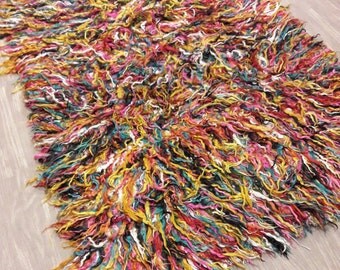 Long hair rug | Etsy