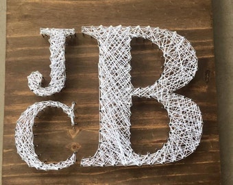 Monogram string art | Etsy