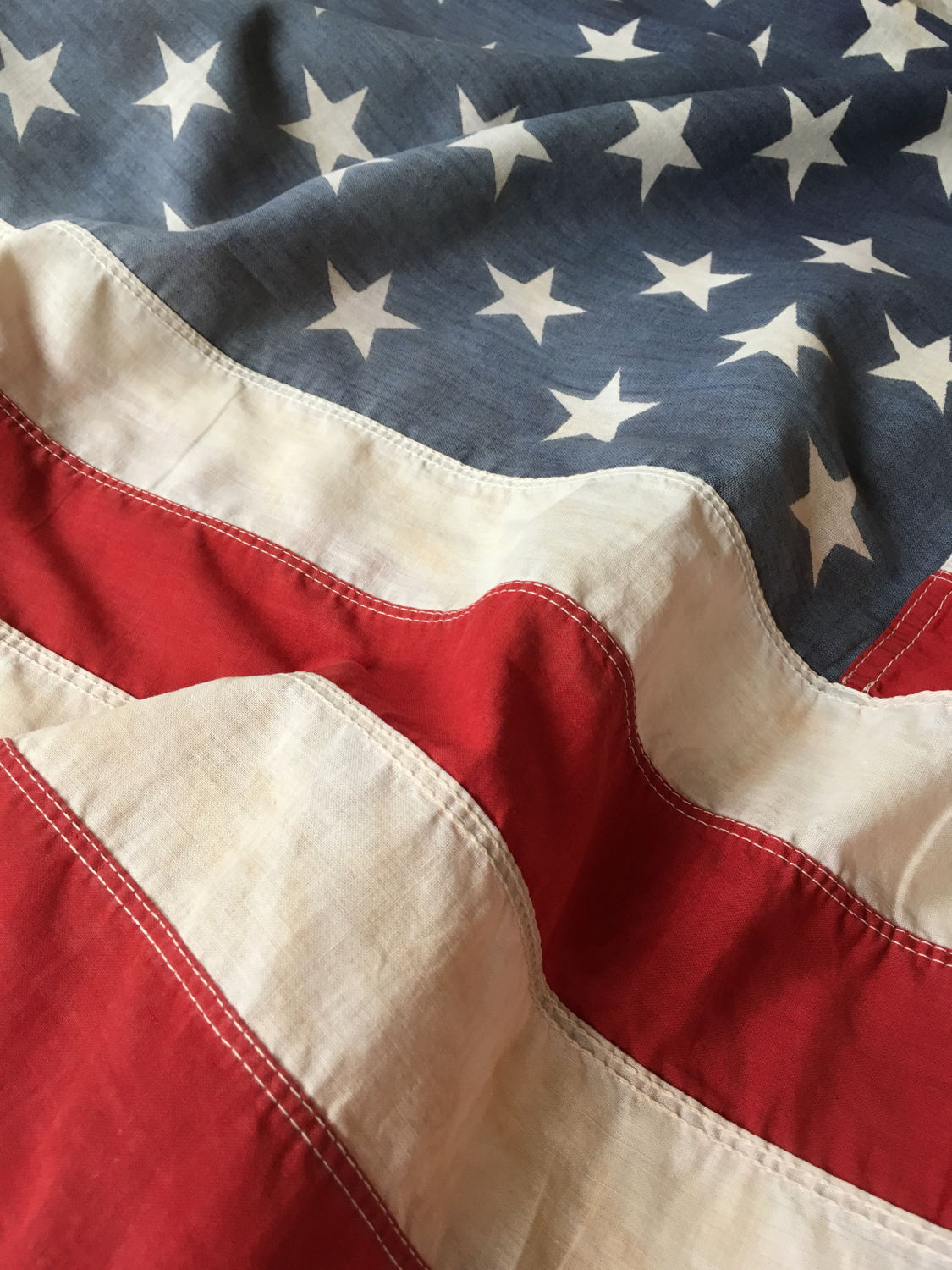 Faded Vintage American Flag