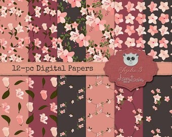 Azalea pattern | Etsy