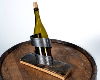 Whiskey barrel stand | Etsy