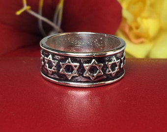 Star of david ring | Etsy