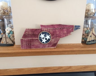 Tennessee state flag | Etsy