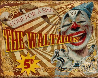 Vintage circus signs | Etsy