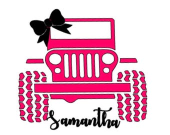 Jeep name decal | Etsy