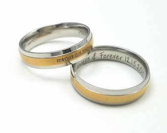 Mens promise ring | Etsy