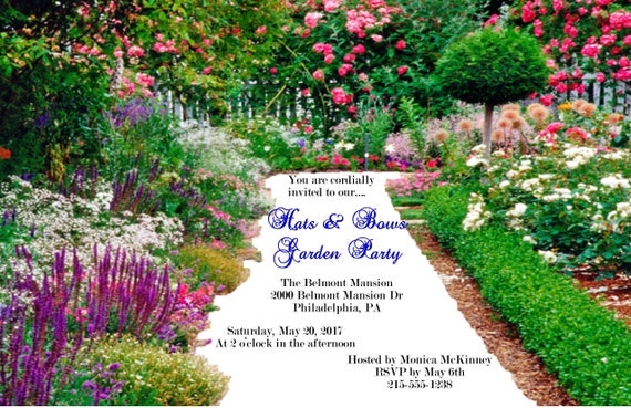 Garden Theme Invitations