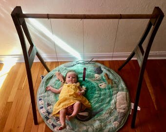 Wooden baby gym | Etsy