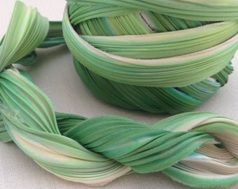 Silk Shibori Ribbon Flower New double flower kit by ShiboriGirl