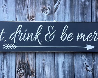 Eat drink sign | Etsy