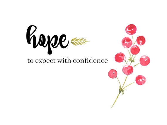 Hope Definition Printable 5x7 Hope Definition Printable 5x7