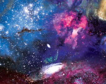 Galaxy fabric | Etsy