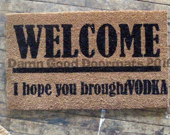 Funny & rude doormats Art you can wipe your by DamnGoodDoormats