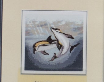 Dolphin cross stitch | Etsy