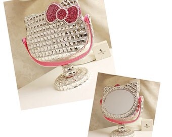 Rhinestone mirror | Etsy