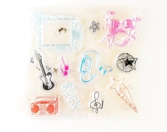 Rock band stickers | Etsy