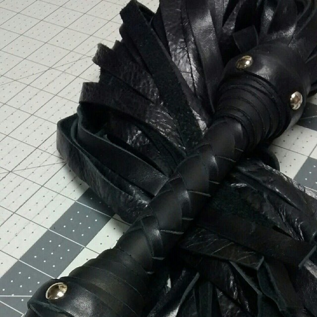 Beautiful Handmade Leather Rubber Rope Wax Kink by AgreeableAgony
