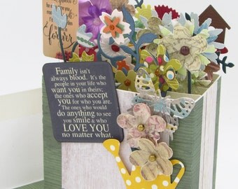 UNIQUE HANDMADE ONE OF A KIND EXPLOSION CARD IN A by CARDSBYMOM